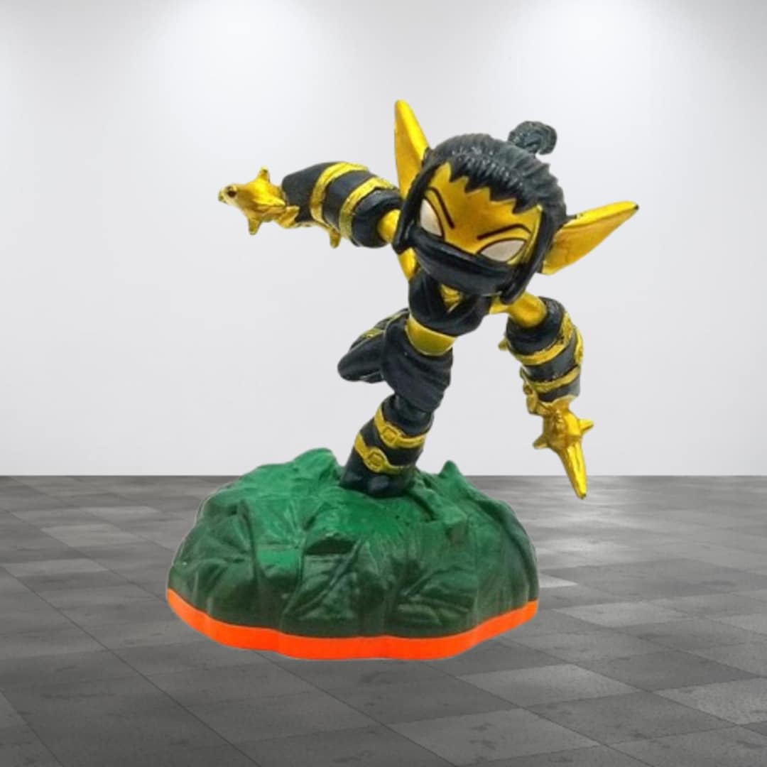 Legendary Stealth Elf Skylanders Giants Life Element Game Play Figure ...