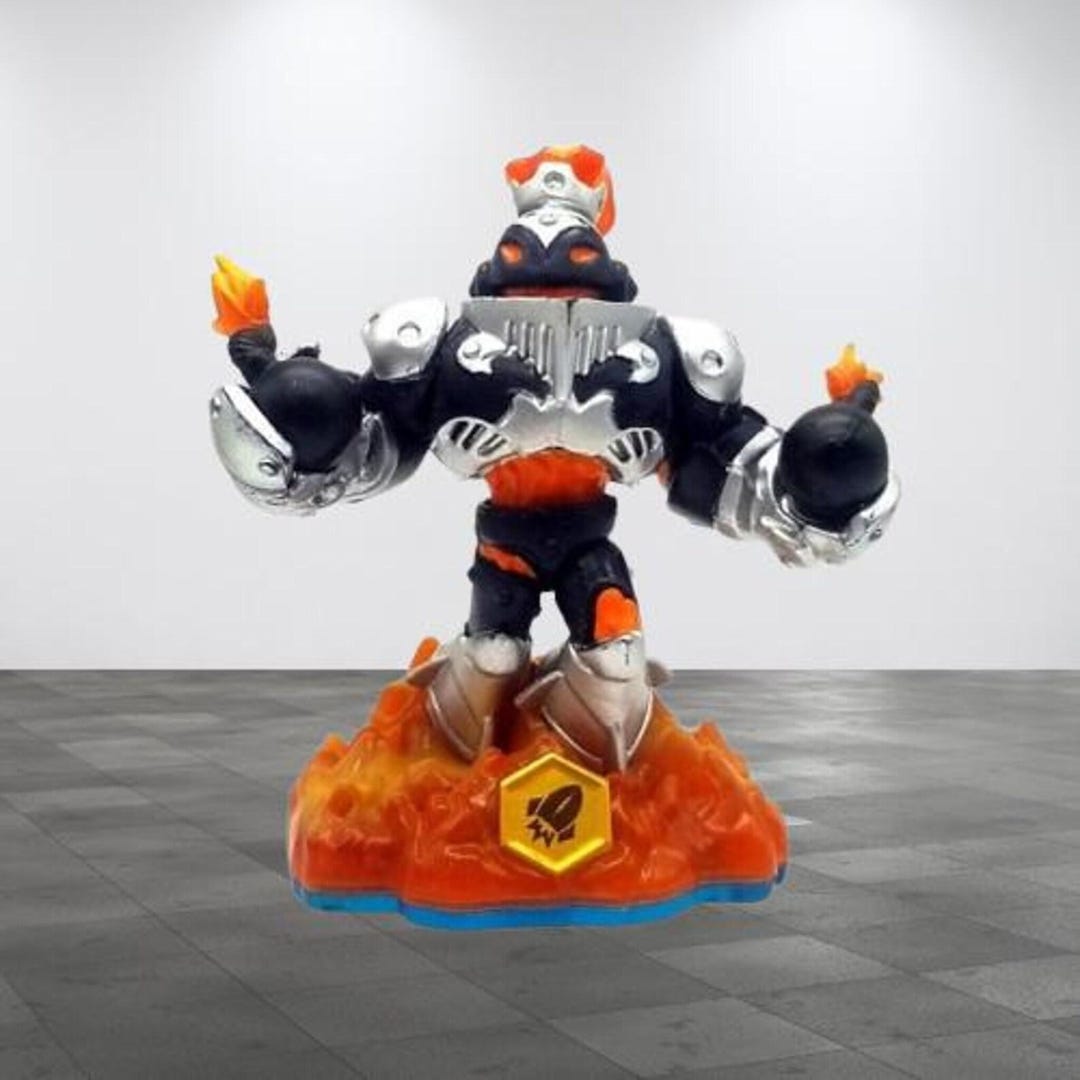Dark Blast Zone Skylanders Swap Force Fire Element Game Play Figure - Etsy