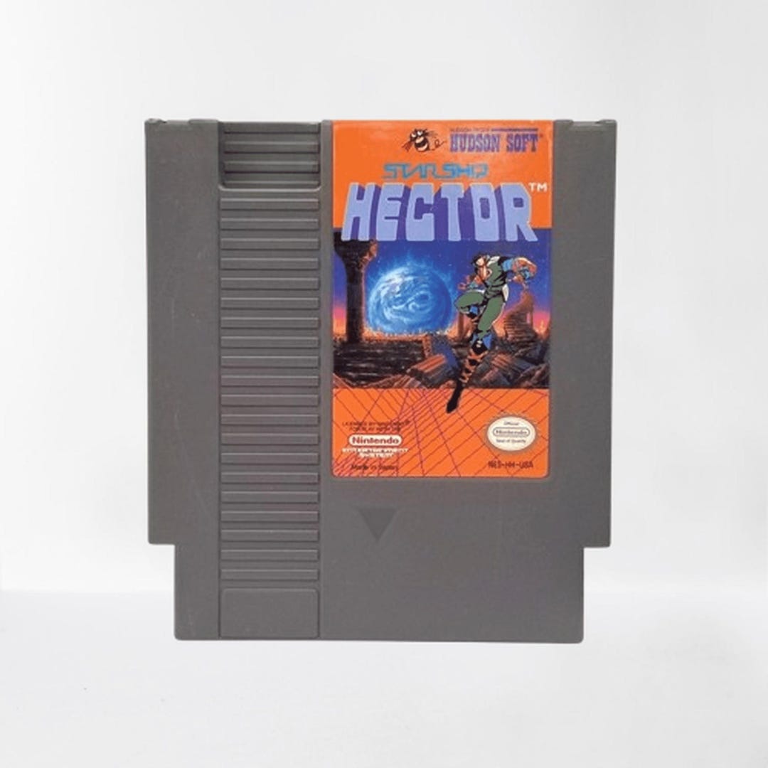 Starship Hector Nintendo NES Game Cartridge (authentic Game) - Etsy