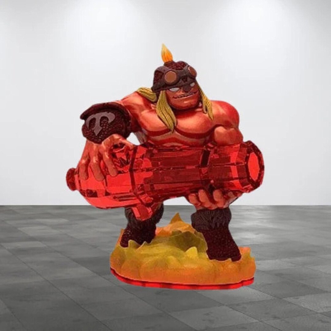 Ka-boom Skylanders Trap Team Fire Element Game Play Figure - Etsy