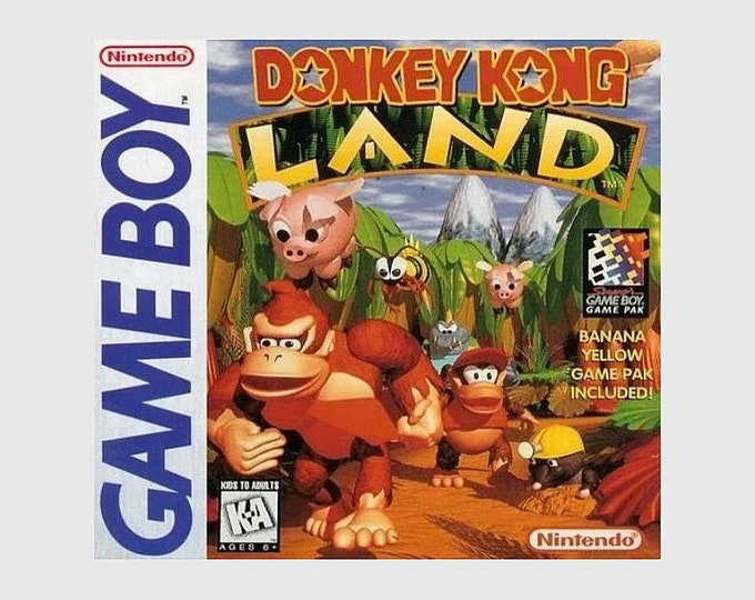Donkey Kong Land Nintendo Game Boy authentic - Etsy