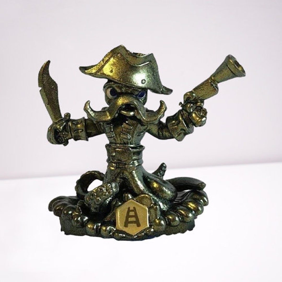 Gold Wash Buckler Skylanders Swap Force Figure - Etsy