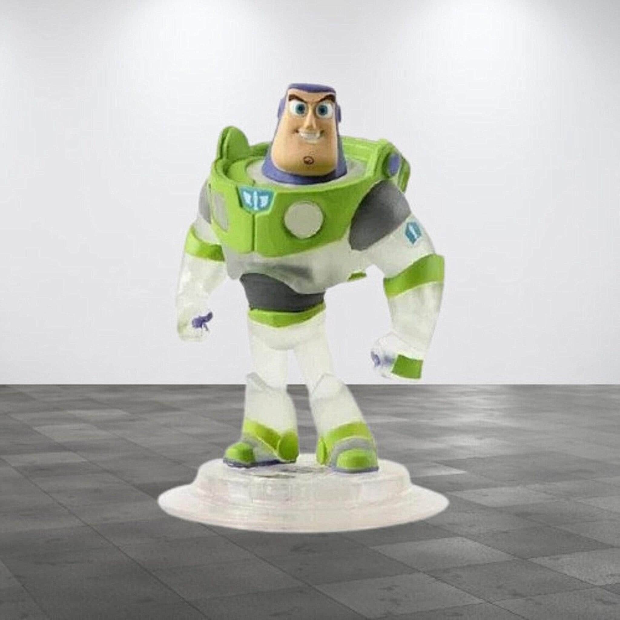 Buzz Lightyear Disney Infinity Crystal Clear Toy Story Figure Etsy Canada