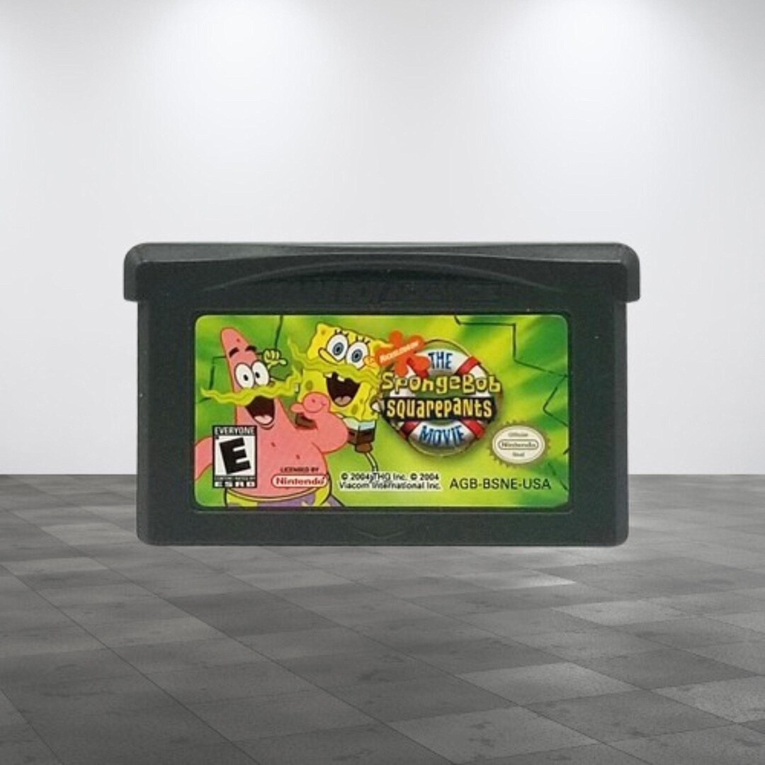 The Spongebob Squarepants Movie Nintendo Game Boy Advance Cartridge ...