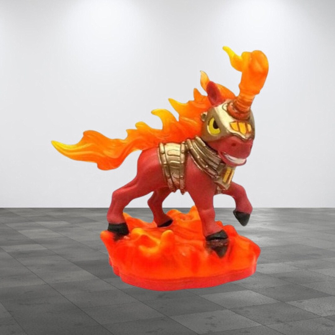 Trail Blazer Skylanders Trap Team Fire Element Game Play Figure - Etsy