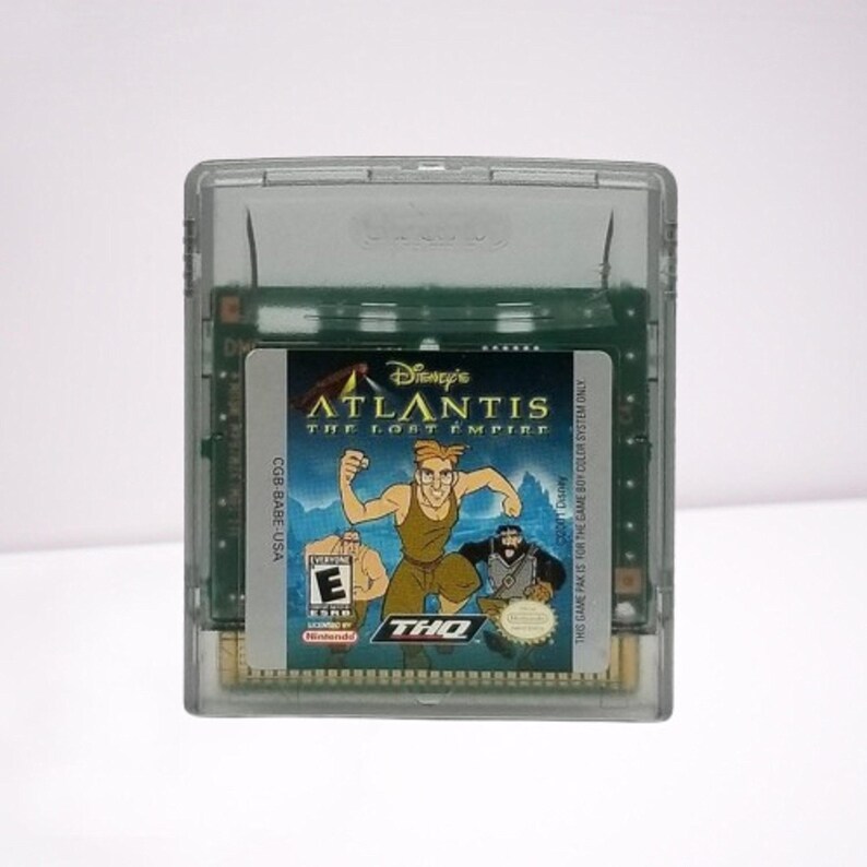 Atlantis the Lost Empire Nintendo Game Boy Color Cartridge authentic - Etsy