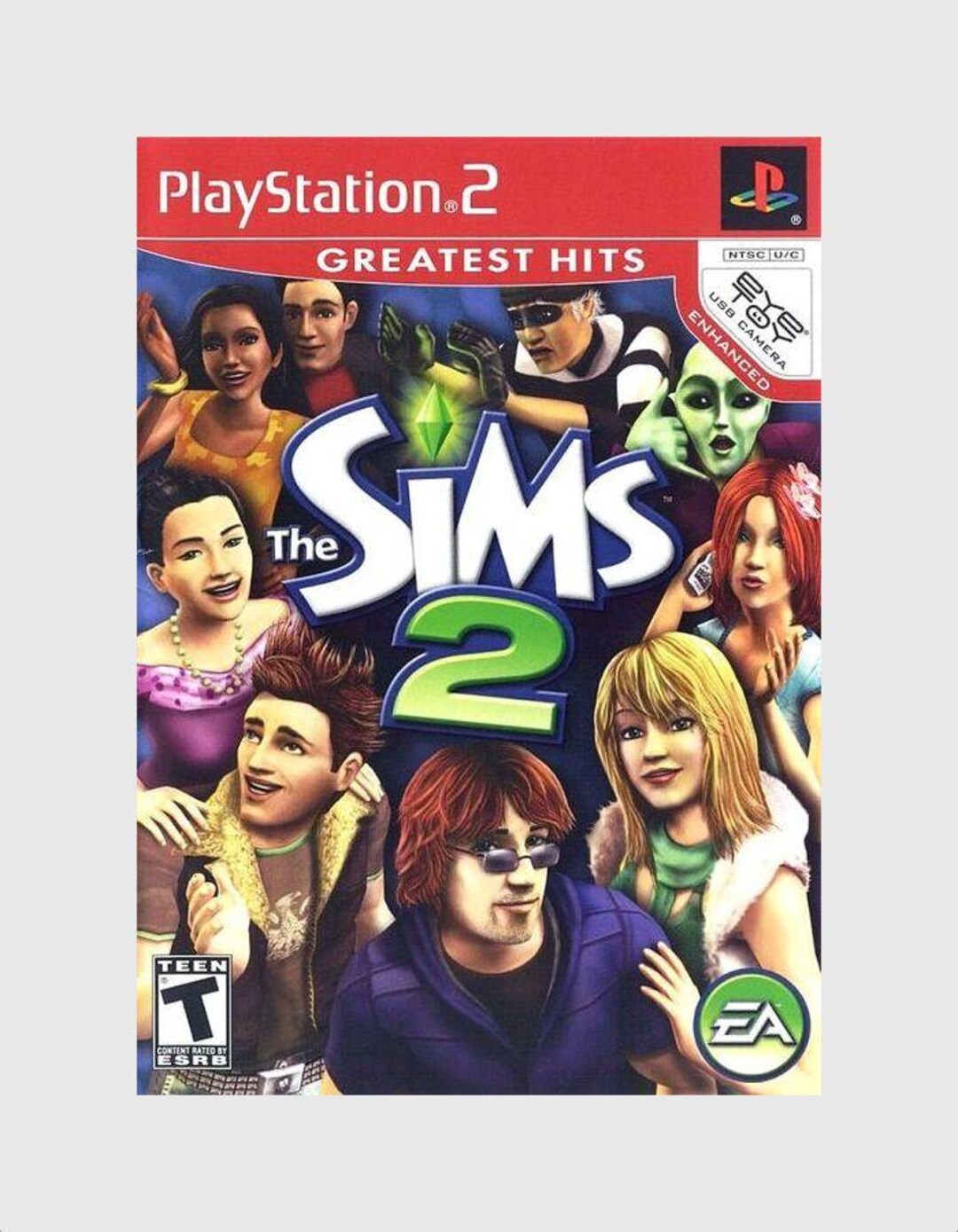 The Sims 2 PS2 Greatest Hits Game - Etsy