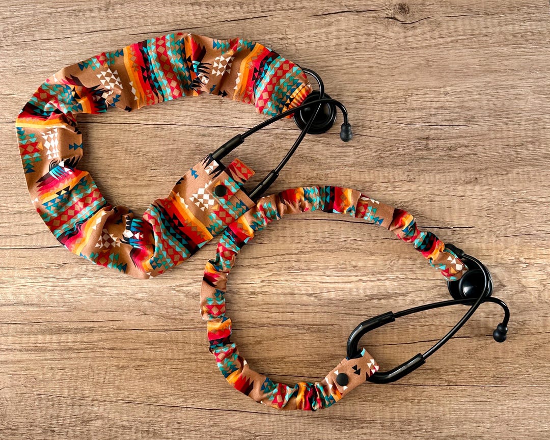 Native Print Stethoscope Scrunchie,stethoscope Cover,stethoscope Sleeve ...