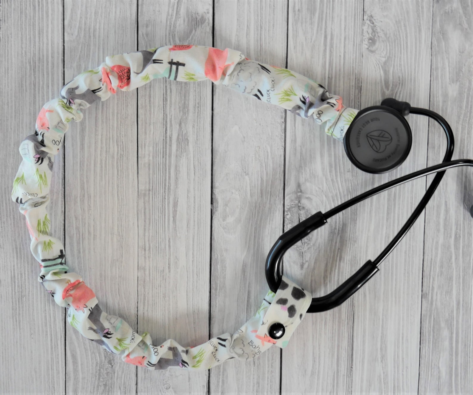 Farm Animal Scrunchie Stethoscope Cover Stethoscope Sleeve - Etsy