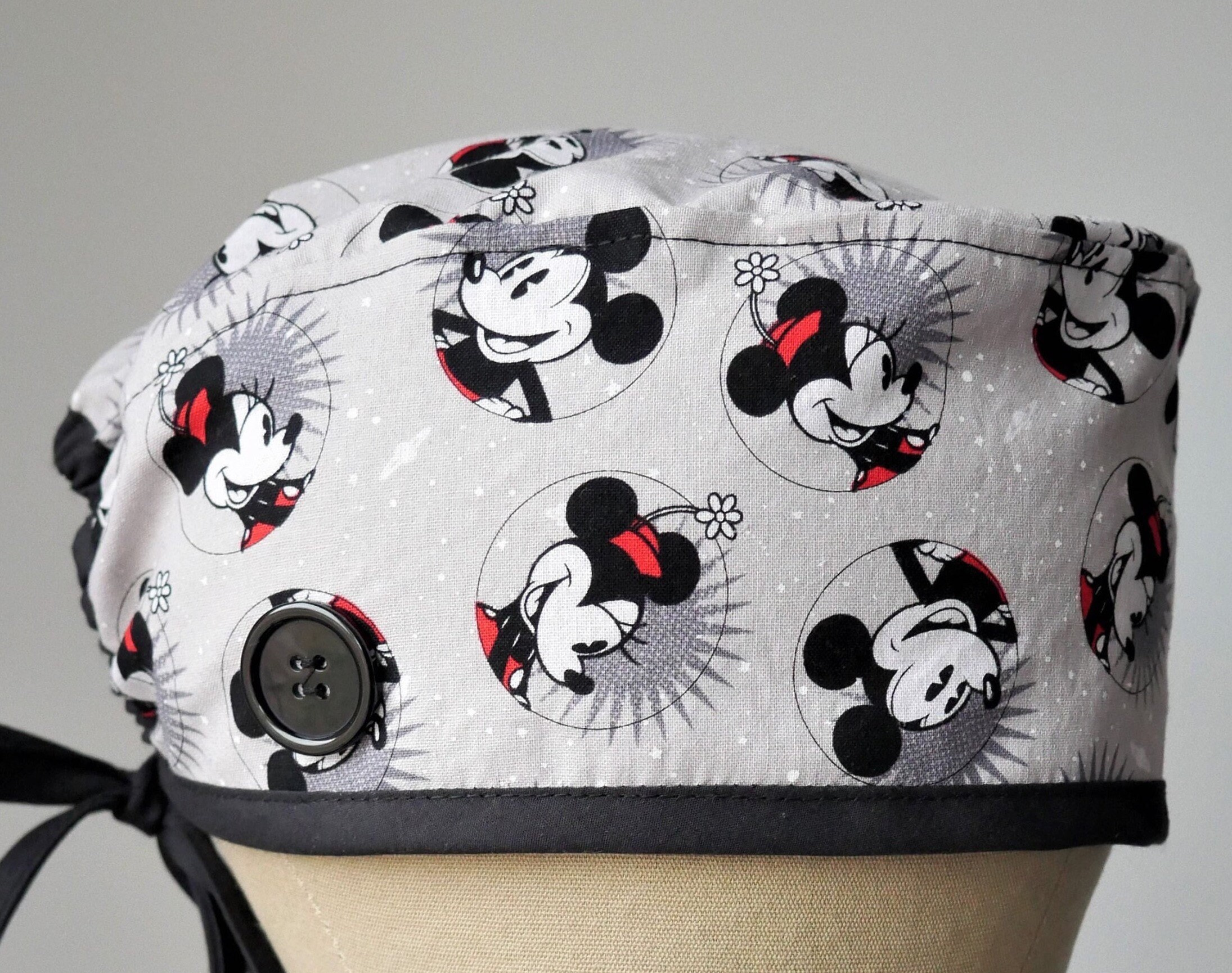 Mickey Mouse Scrub Capminnie Mouse Surgical Capmickey Mouse - Etsy