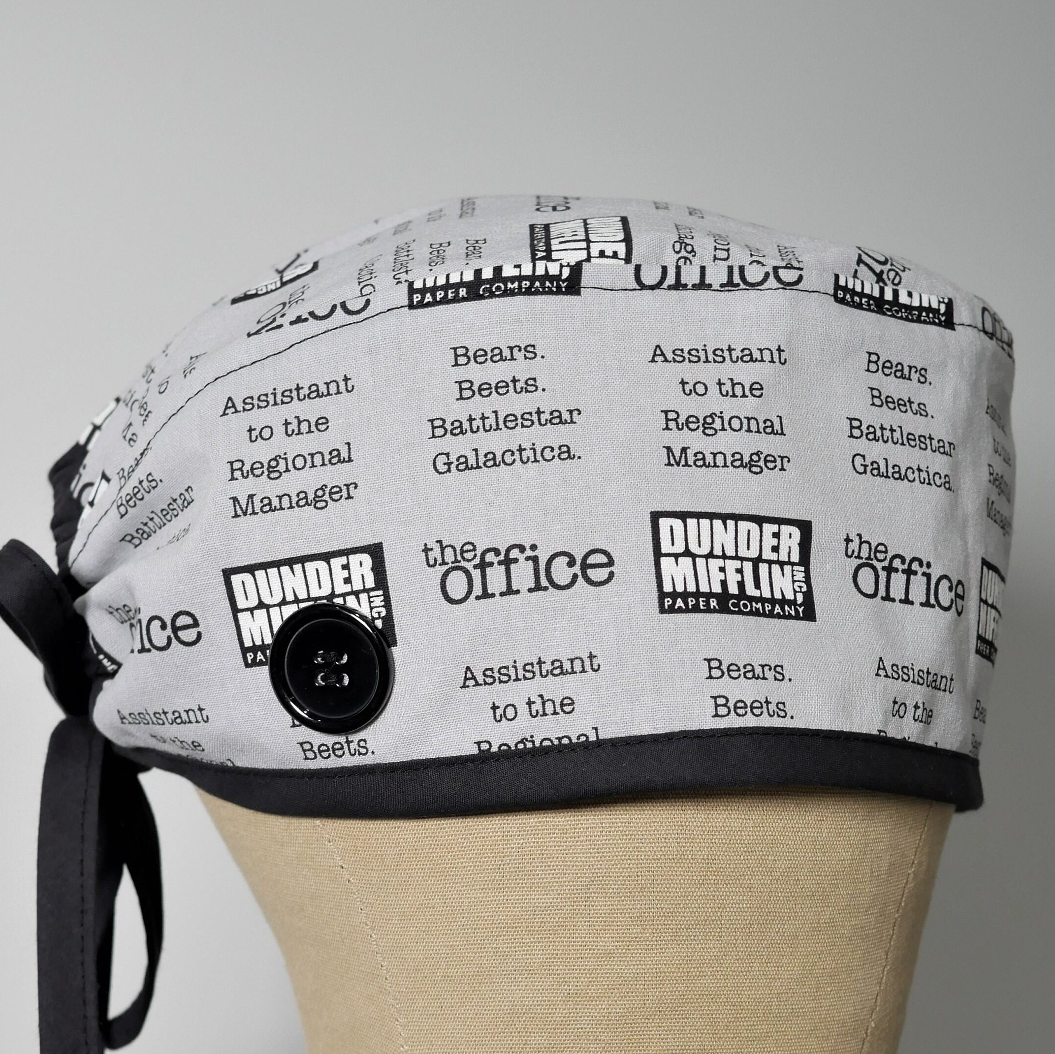 The Office Scrub Cap the Office Surgical Cap Scrub Caps for - Etsy