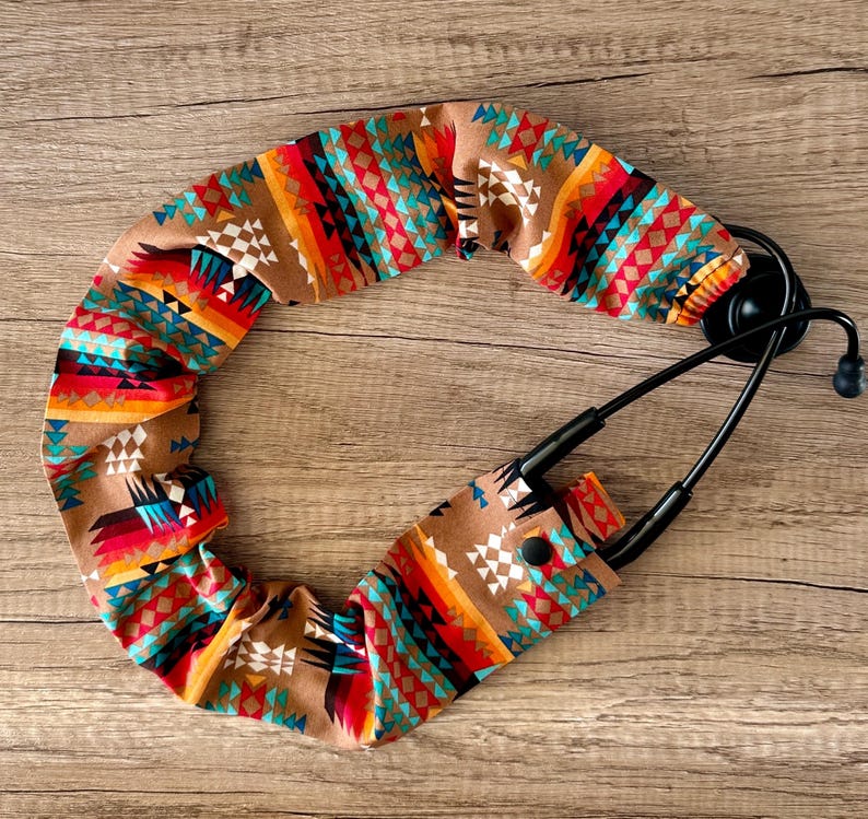 Native Print Stethoscope Scrunchie,stethoscope Cover,stethoscope Sleeve ...