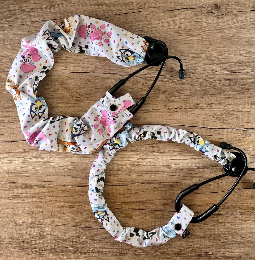 Bluey Stethoscope Scrunchie Cover: Nurse Gift - Etsy Australia