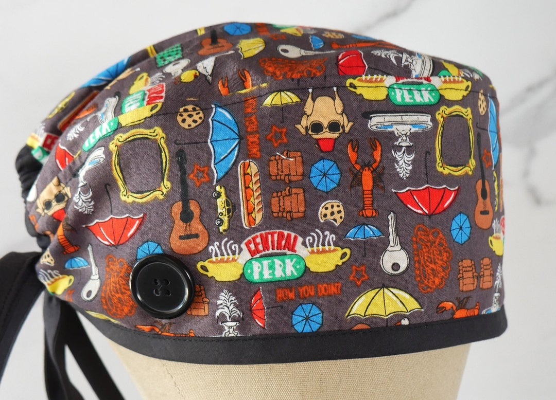 Friends Scrub Cap, Friends Surgical Cap, Friends Scrub Hat, Scrub Caps ...