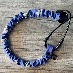 Bluey Stethoscope Scrunchie, Stethoscope Cover, Stethoscope Sleeve ...
