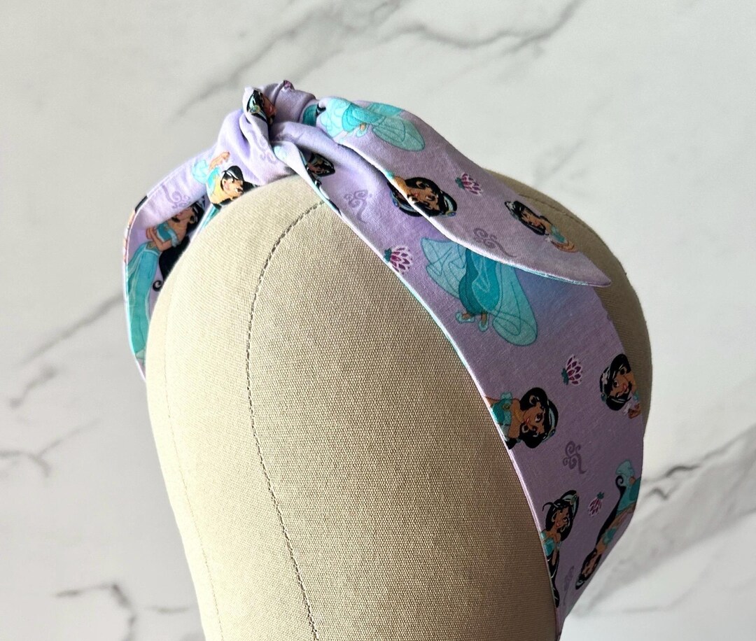 Jasmine Tie on Headband, Jasmine Bandana, Head Scarf, Boho, Hippie ...
