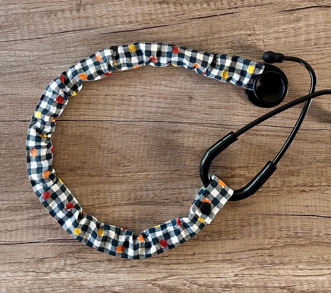 Fall Plaid Stethoscope Scrunchie Cover: Nurse Gift, Machine Washable - Etsy
