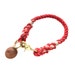 Scarlet Red Ombré Rope Dog Collar - Etsy