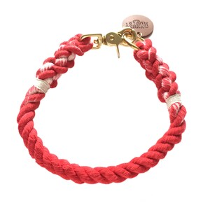 Scarlet Red Ombré Rope Dog Collar - Etsy