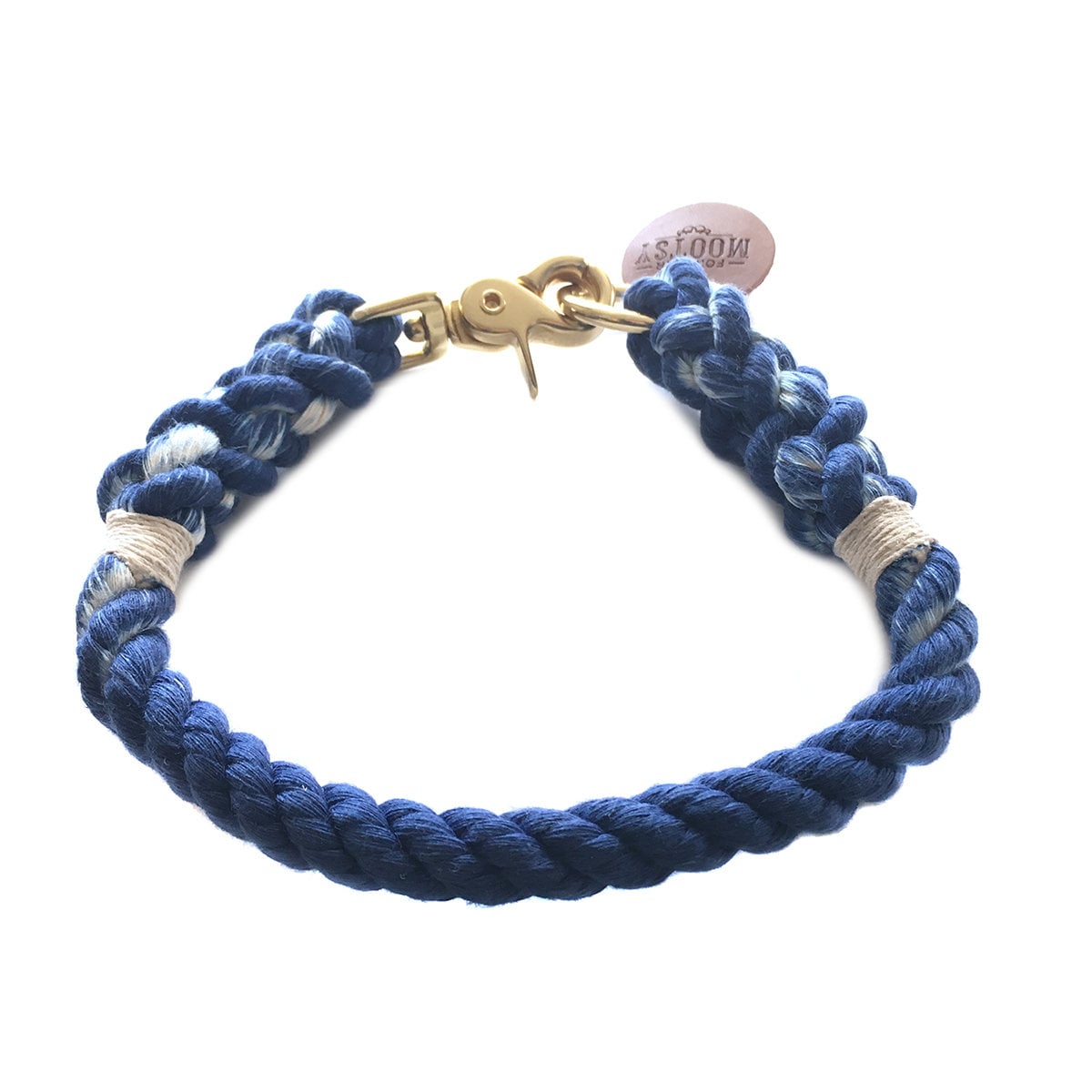 Royal Blue Ombré Rope Dog Collar - Etsy