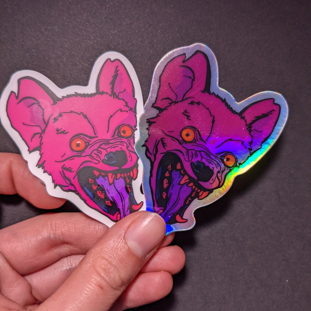 Punk Hyena Sticker - Etsy