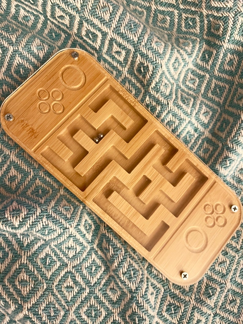 Wooden Toy Maze Controller Game Fun for All Ages - Etsy
