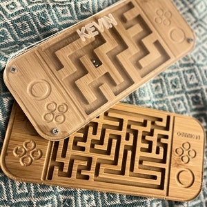 Wooden Toy Maze Controller Game Fun for All Ages - Etsy