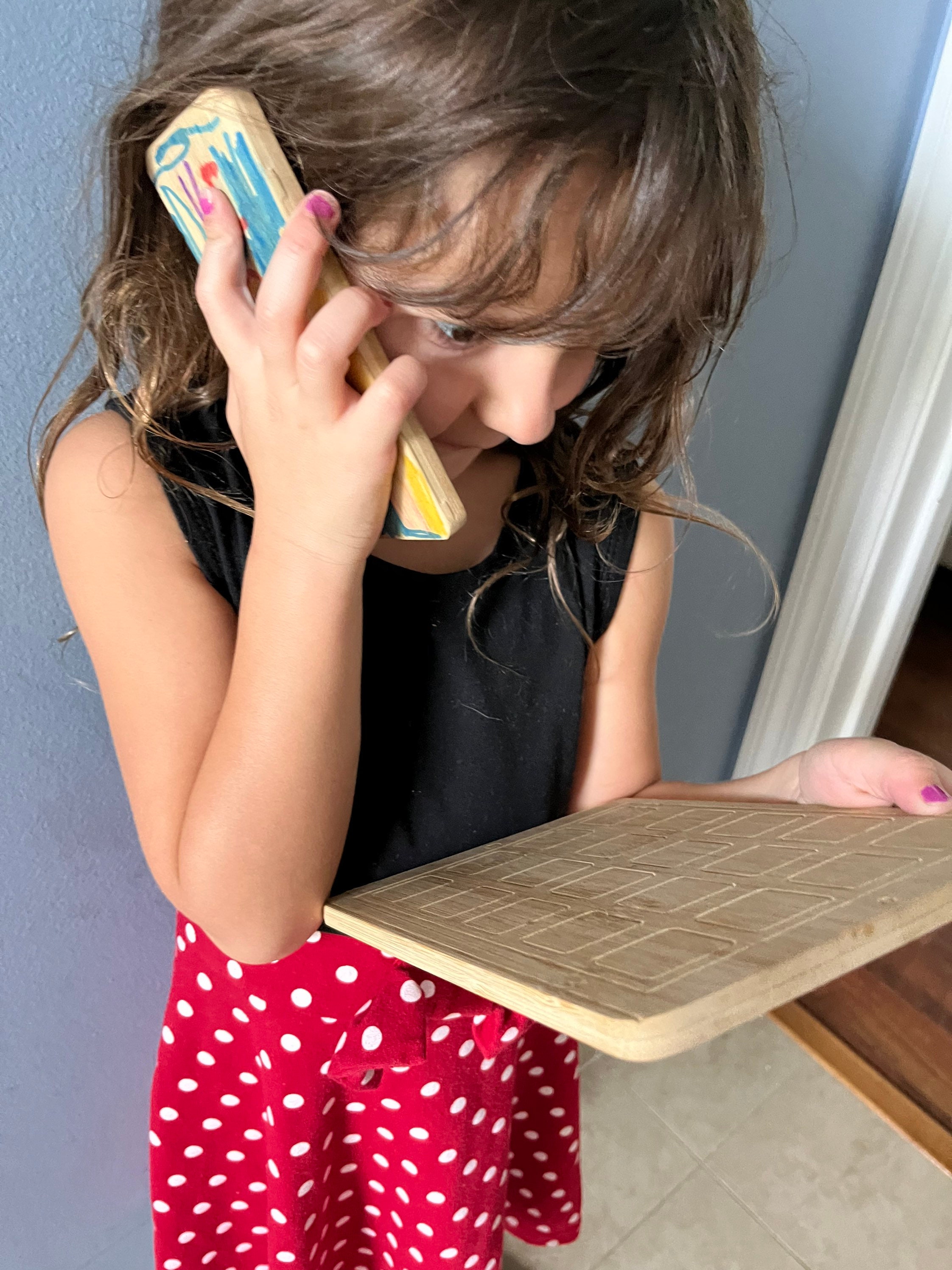 Wooden iPad Pretend Toy Montessori - Etsy