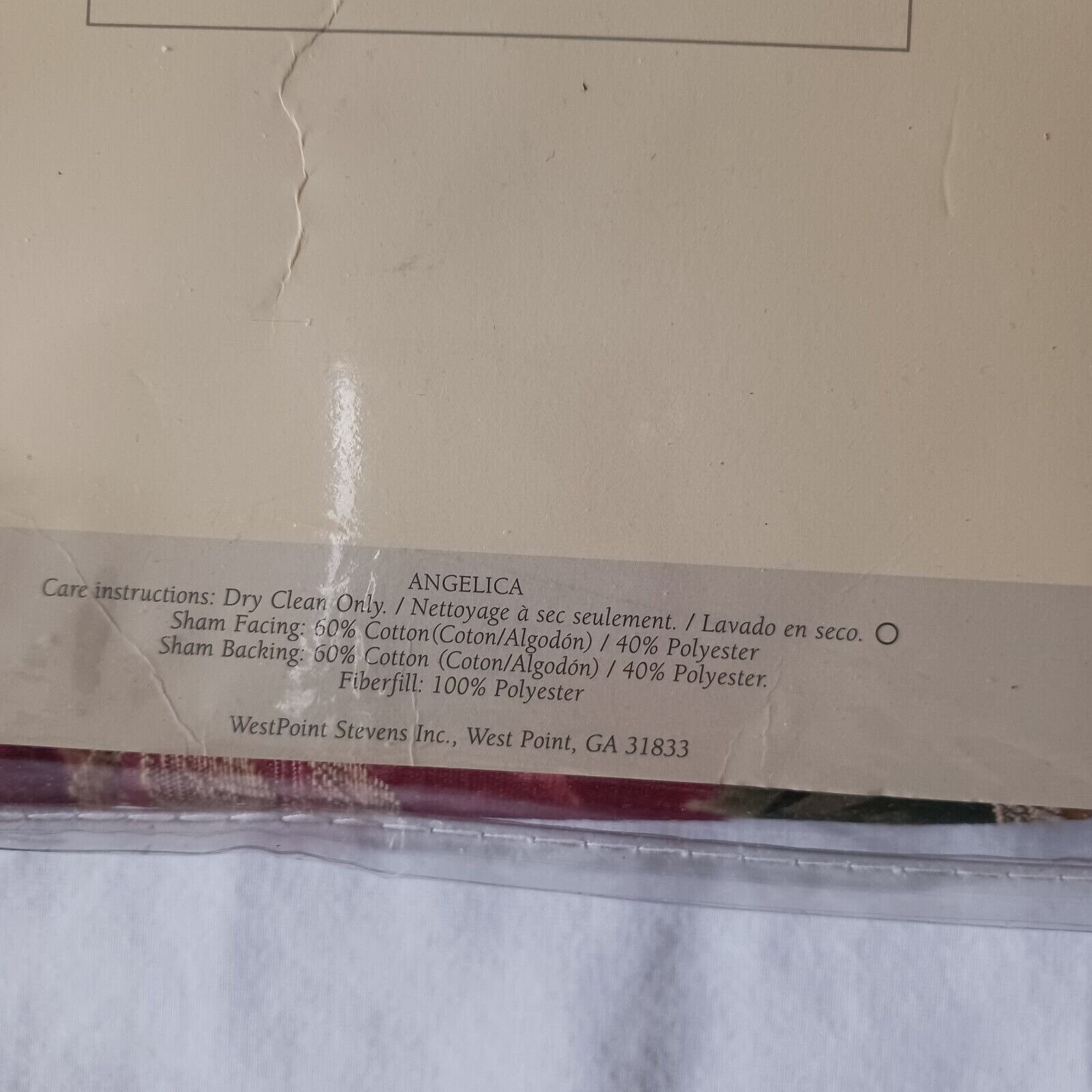 Vintage Atelier Martex Angelica Floral Standard Padded Sham New 20 X 26 ...