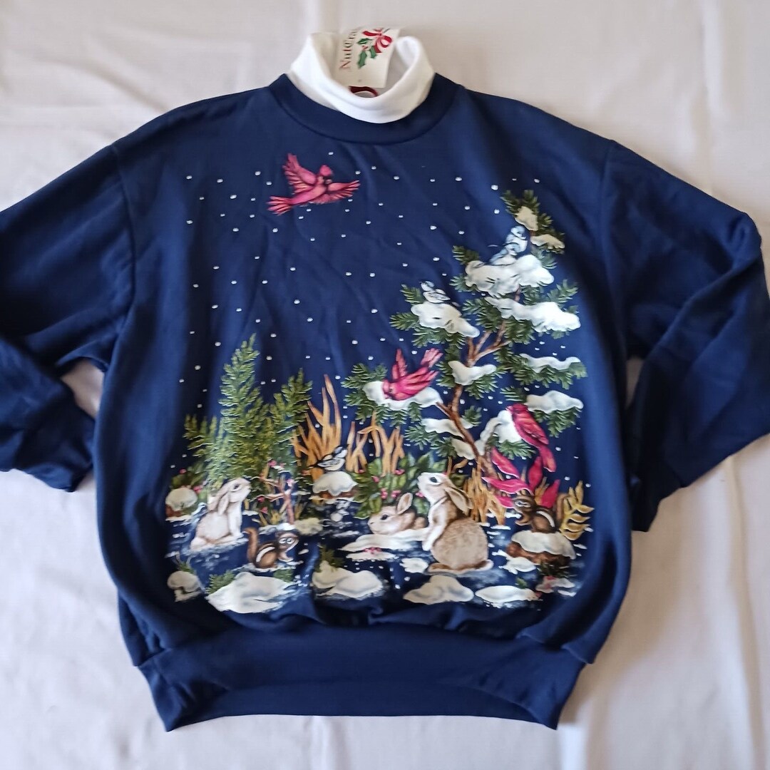 Vintage Nutcracker Women's Winter Bunny Cardinal Bird - Etsy