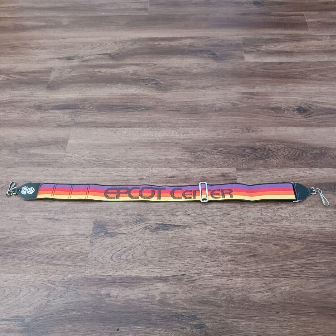 Vintage Walt Disney World EPCOT CENTER Camera Shoulder Neck Strap Bobby ...