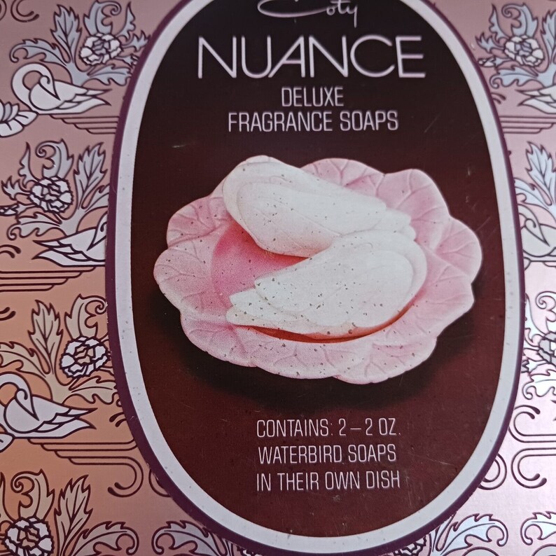 Vintage Coty 'nuance' Gift Set Perfumed Soaps & Flower Soap Dish - Etsy
