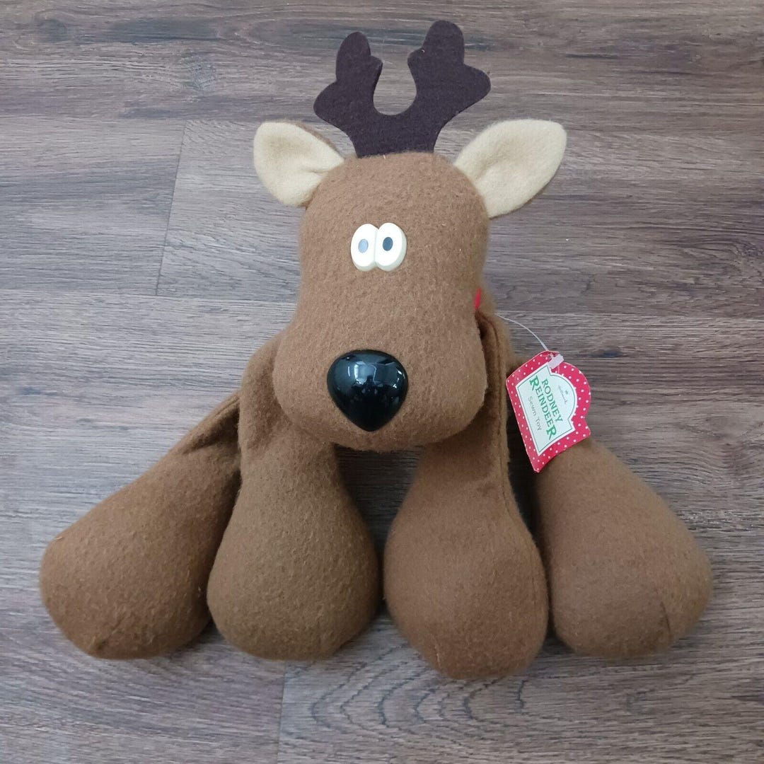 Hallmark Rodney Reindeer Plush Vintage Holiday Fun Gift Toy 19 - Etsy