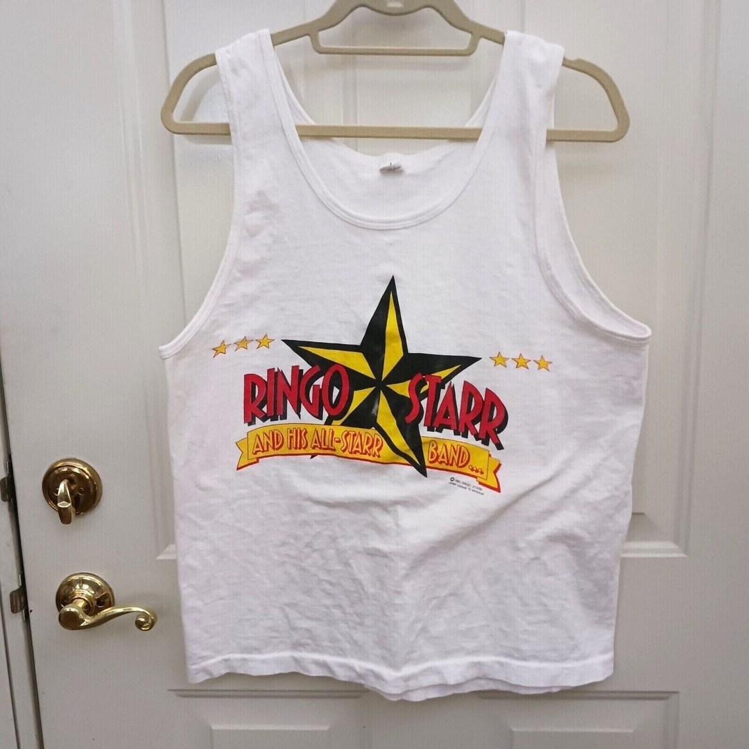 Ringo Starr Shirt 1989 All Star Band Tank Top Tee Beatles - Etsy