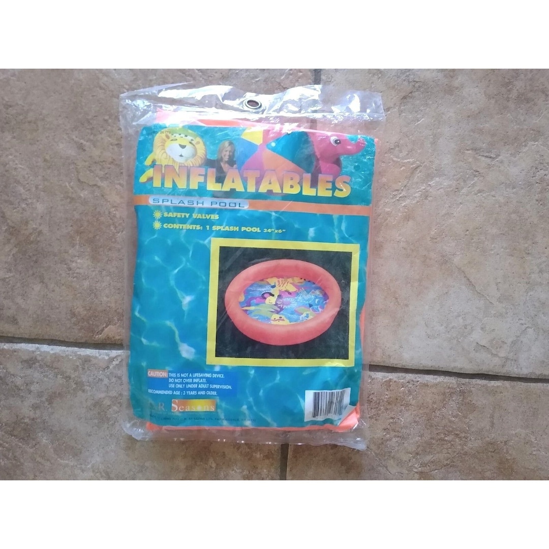 Vintage Inflatables Splash Pool 34" X 6" C.R. Seasons New - Etsy