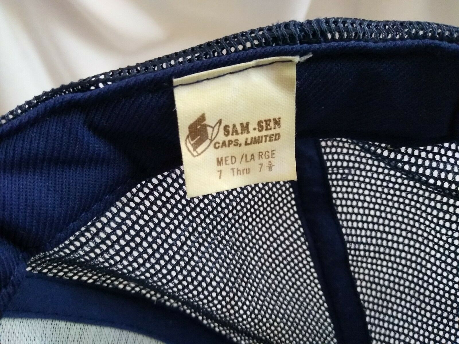 Vintage Exxon Tiger Trucker Cap Blue Snapback Hat Marketing ...