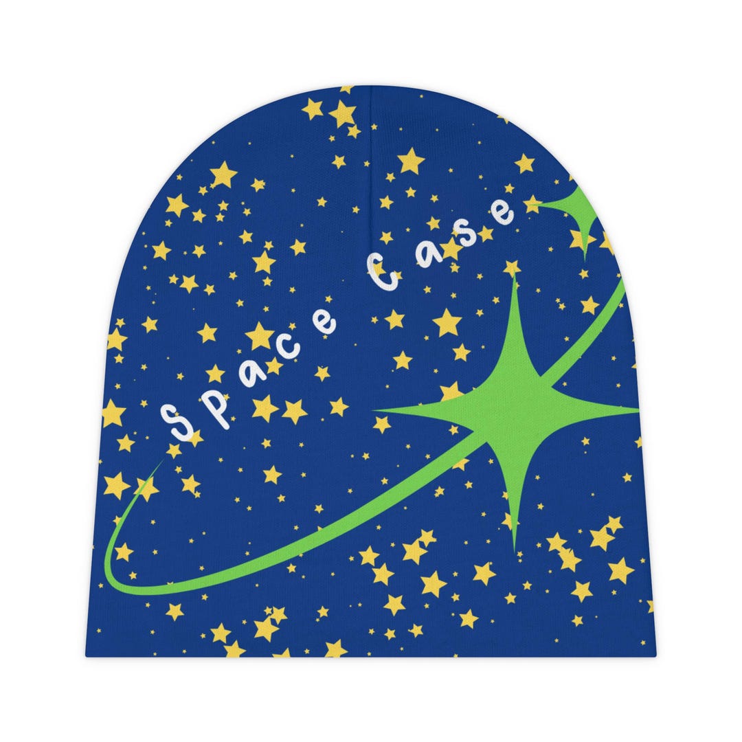 Hat Space Case Starry Rocket Swirl Baby Beanie | Navy Galaxy Infant Hat ...