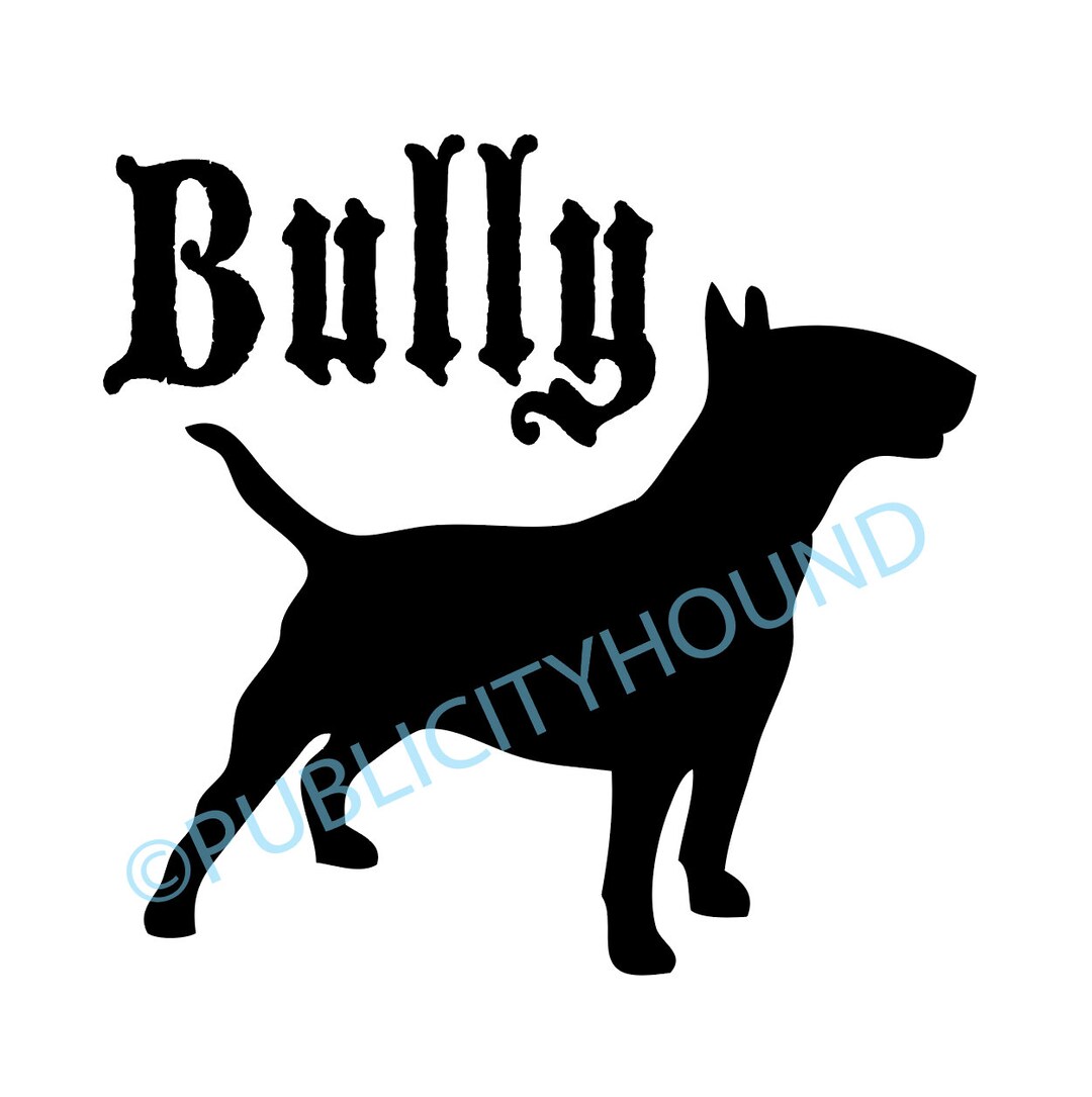 Bully Bull Terrier Car Decal - Etsy
