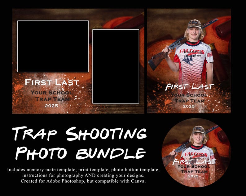 Trap Shooting Memory Mate and Photo Bundle - Etsy