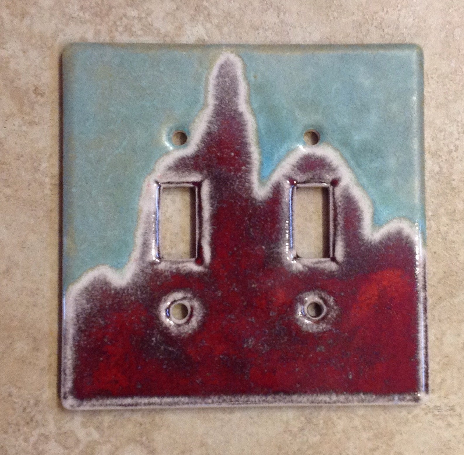 Flame Ceramic Switchplate / Light Switch Cover - Etsy