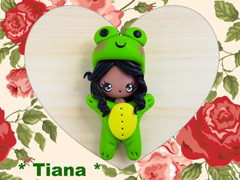 Elsa Anna Rapunzel Merida Fimo / Disney Princess with - Etsy Italia