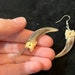 Real Badger Front Claw Earrings - Etsy