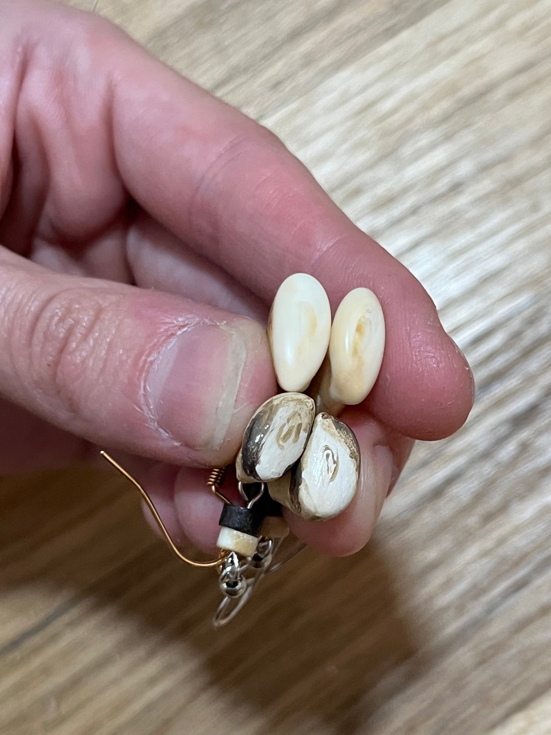 Realistic Elk Tusk Earrings (handmade Resin Replicas) - Etsy