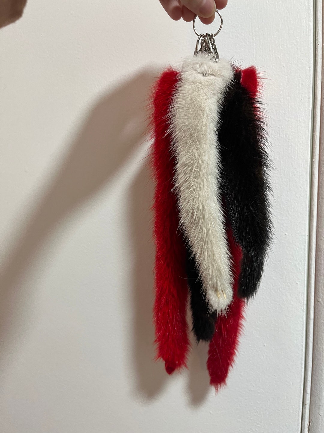 Ranch Mink Tail Keychains Various Colors - Etsy