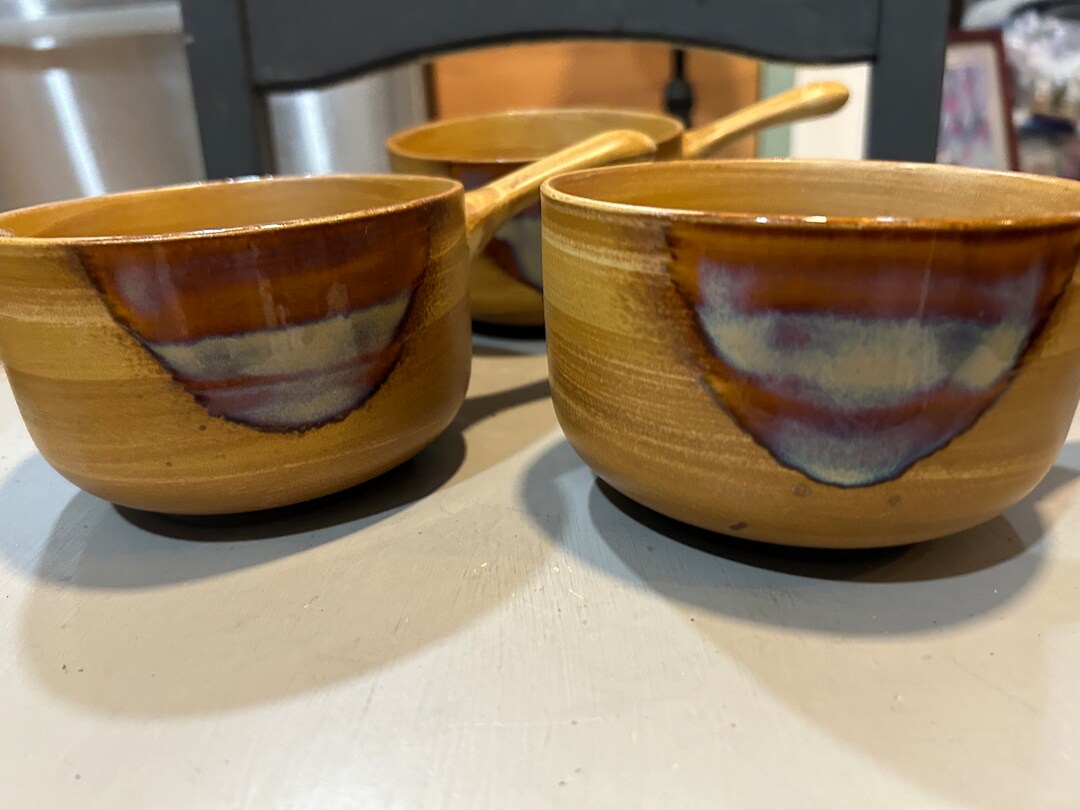 85.00 for Three Sango Splash Bowls - Etsy