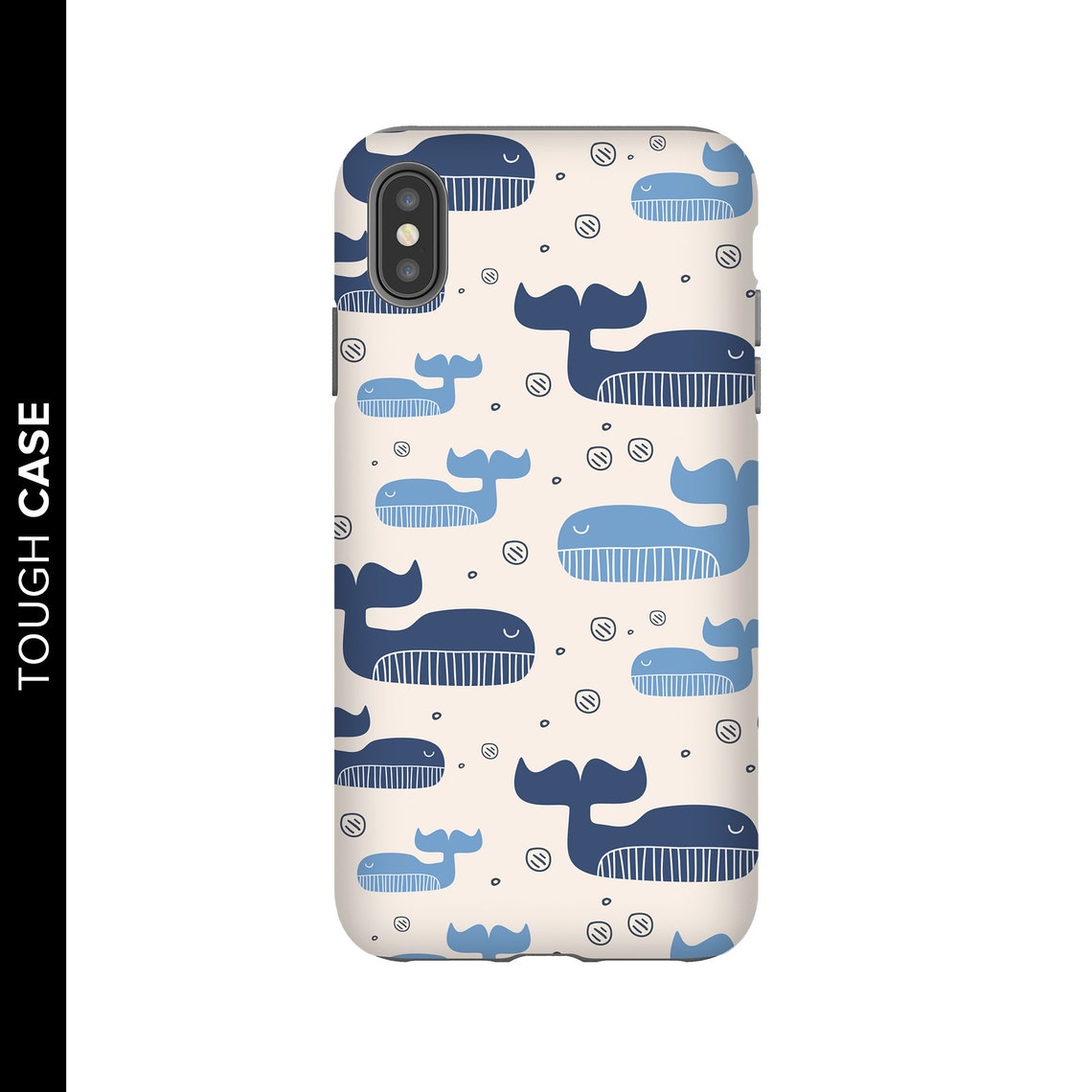 Cute Whales Phone Case Whale Phone Case Iphone X Case - Etsy