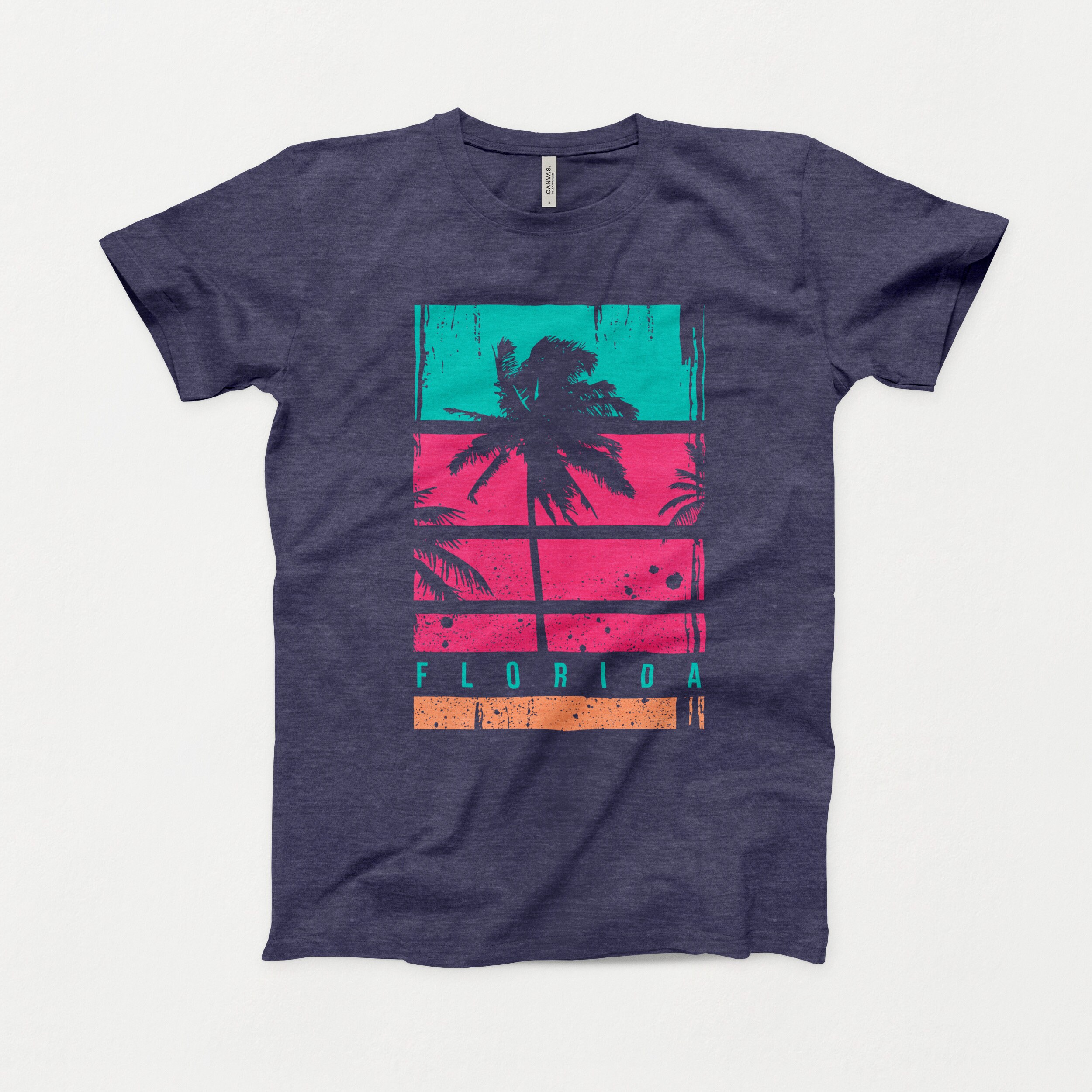 Colorful Florida T-Shirt Florida Tourist T-Shirt Surf Miami | Etsy