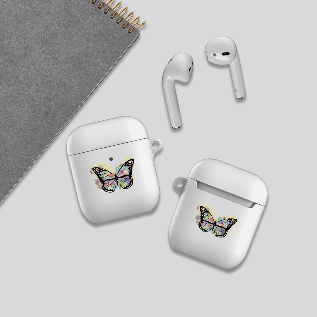 Watercolor Butterfly AirPod Case, Airpods Case, Air Pod Case, AirPod ...