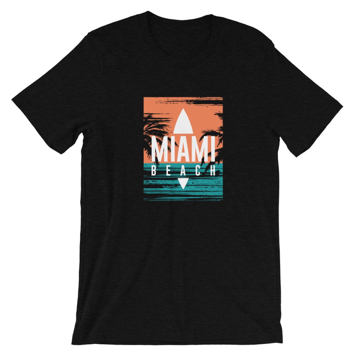 Miami Beach T-Shirt Surfing T-Shirt Surf Miami Shirt Miami - Etsy France