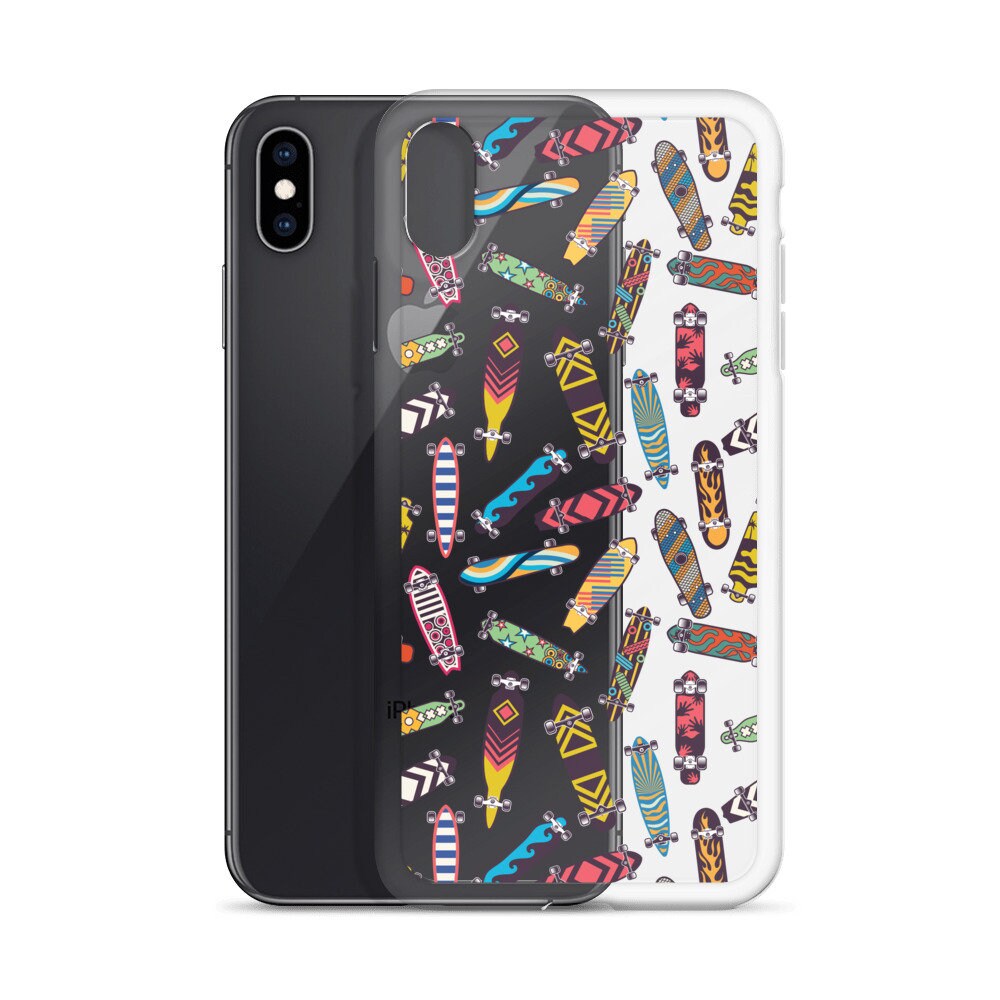Skateboard Phone Case Clear Iphone Case Skateboard Case - Etsy